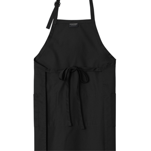Port Authority® Easy Care Extra Long Bib Apron with Front Pockets ...
